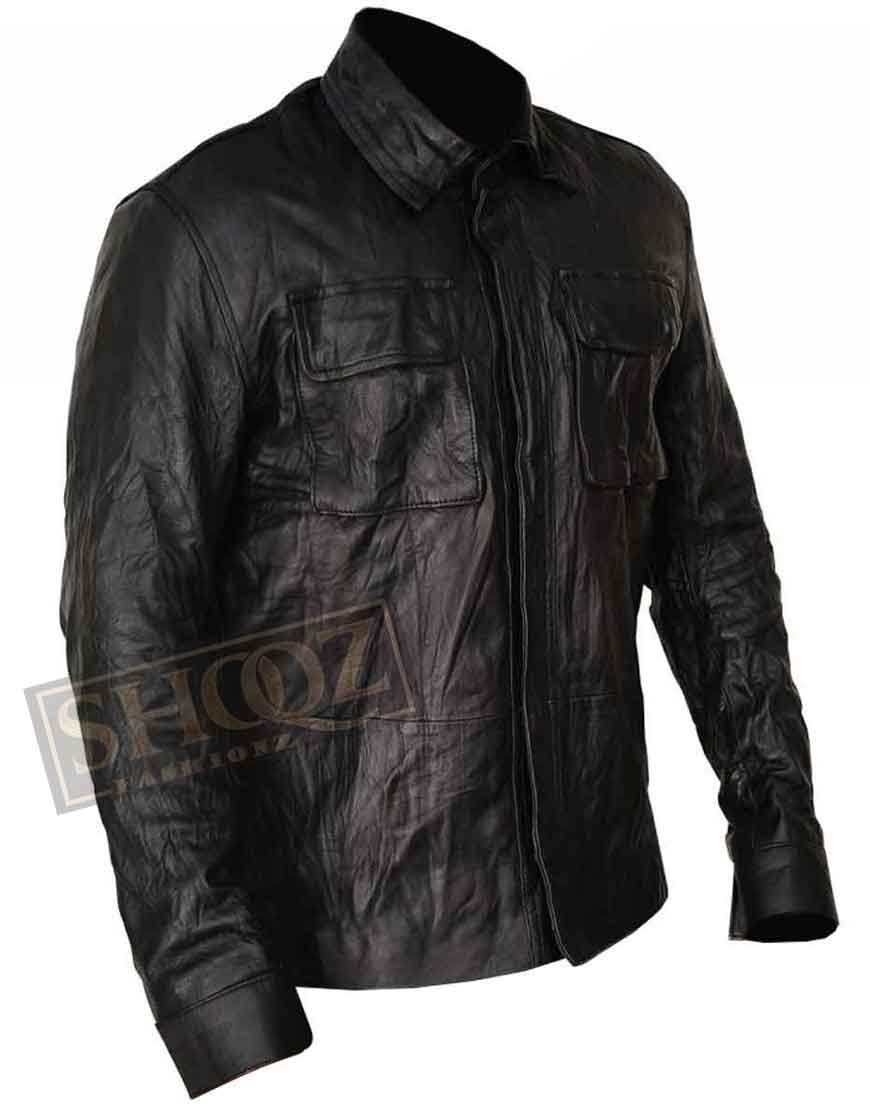 Damon Salvatore Black Leather Jacket | Vampire Diaries Jacket