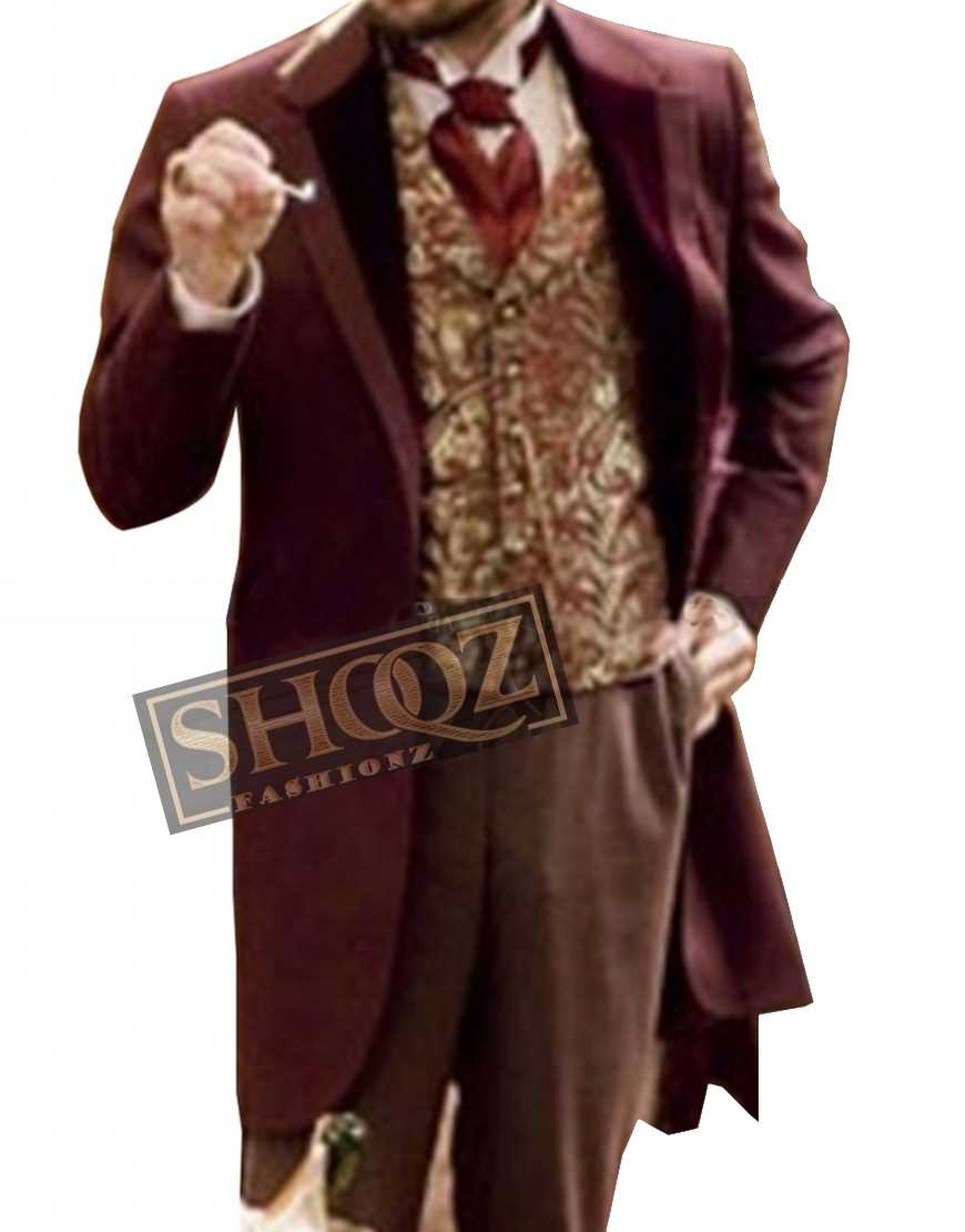 50% Off On Leonardo Dicaprio Coat | Calvin Candie Django Unchained Coat