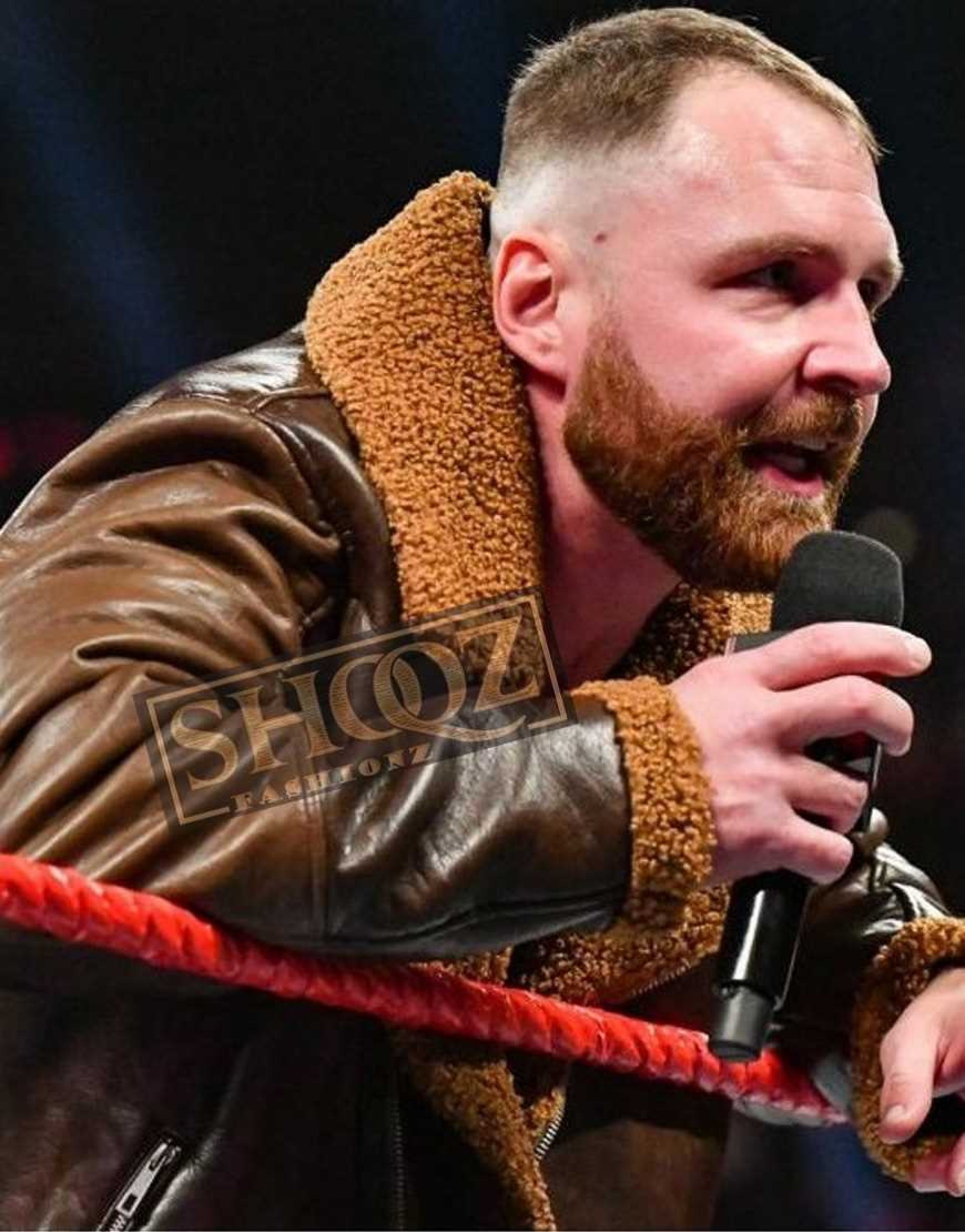 50% off on WWE Dean Ambrose Shearling Leather Jacket