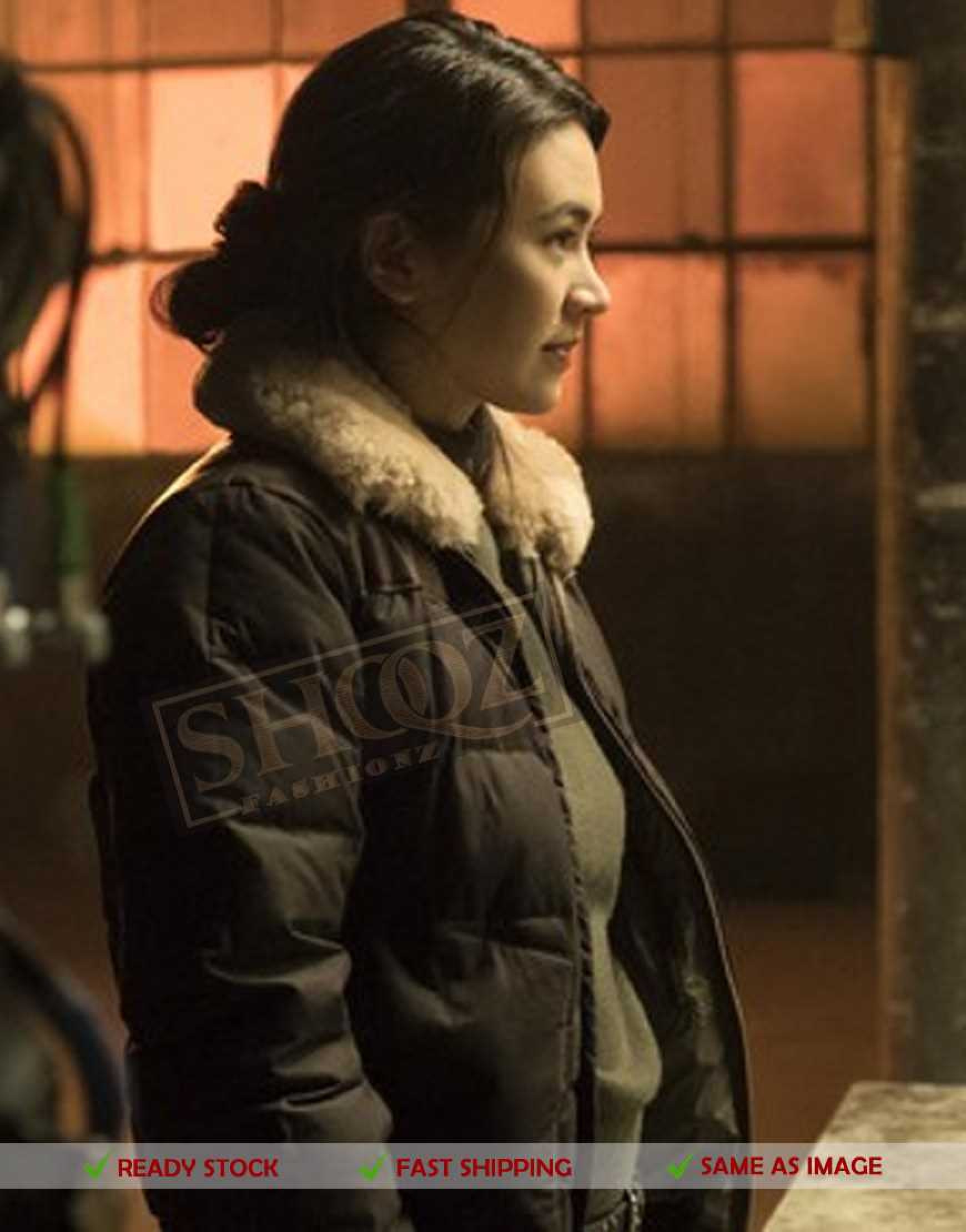 50% off Iron Fist Colleen Wing Jacket | Jessica Henwick Fur Jacket