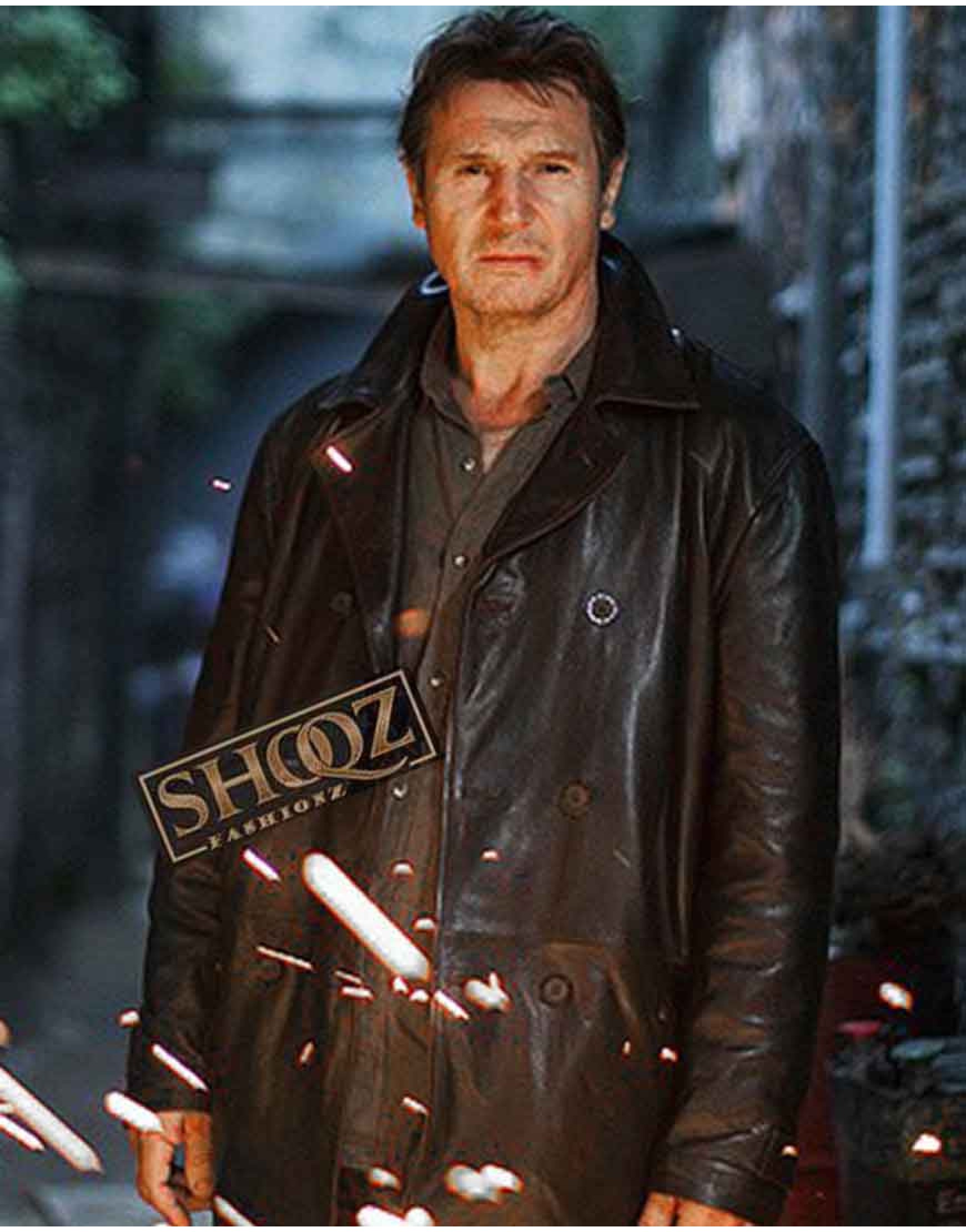 Liam Neeson Leather Jacket Taken