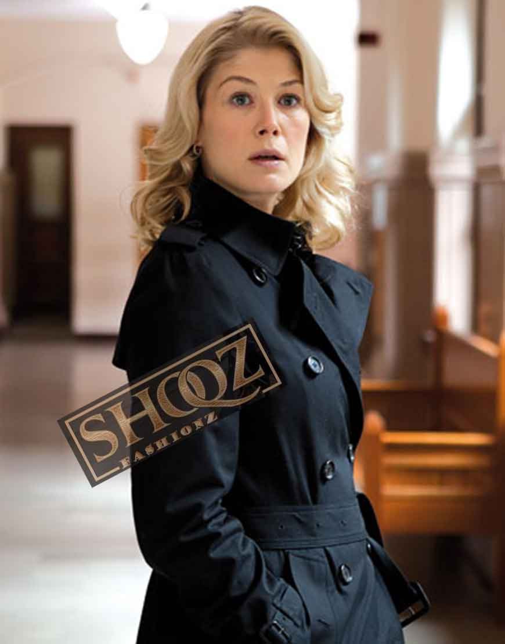 Rosamund Pike Coat | Helen Rodin Jack Reacher Coat