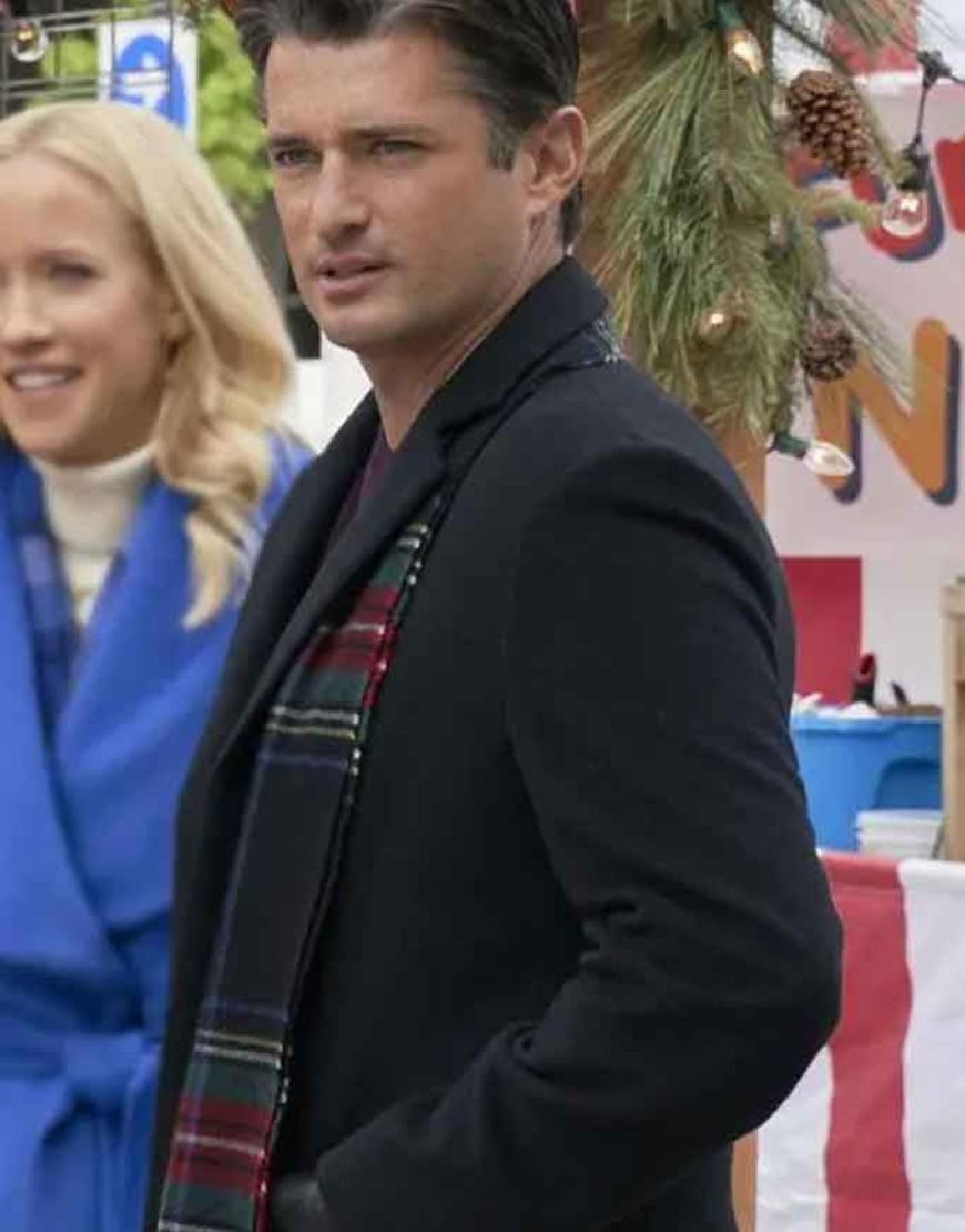 Gavin Chase Black Coat| Wes Brown Trench Coat