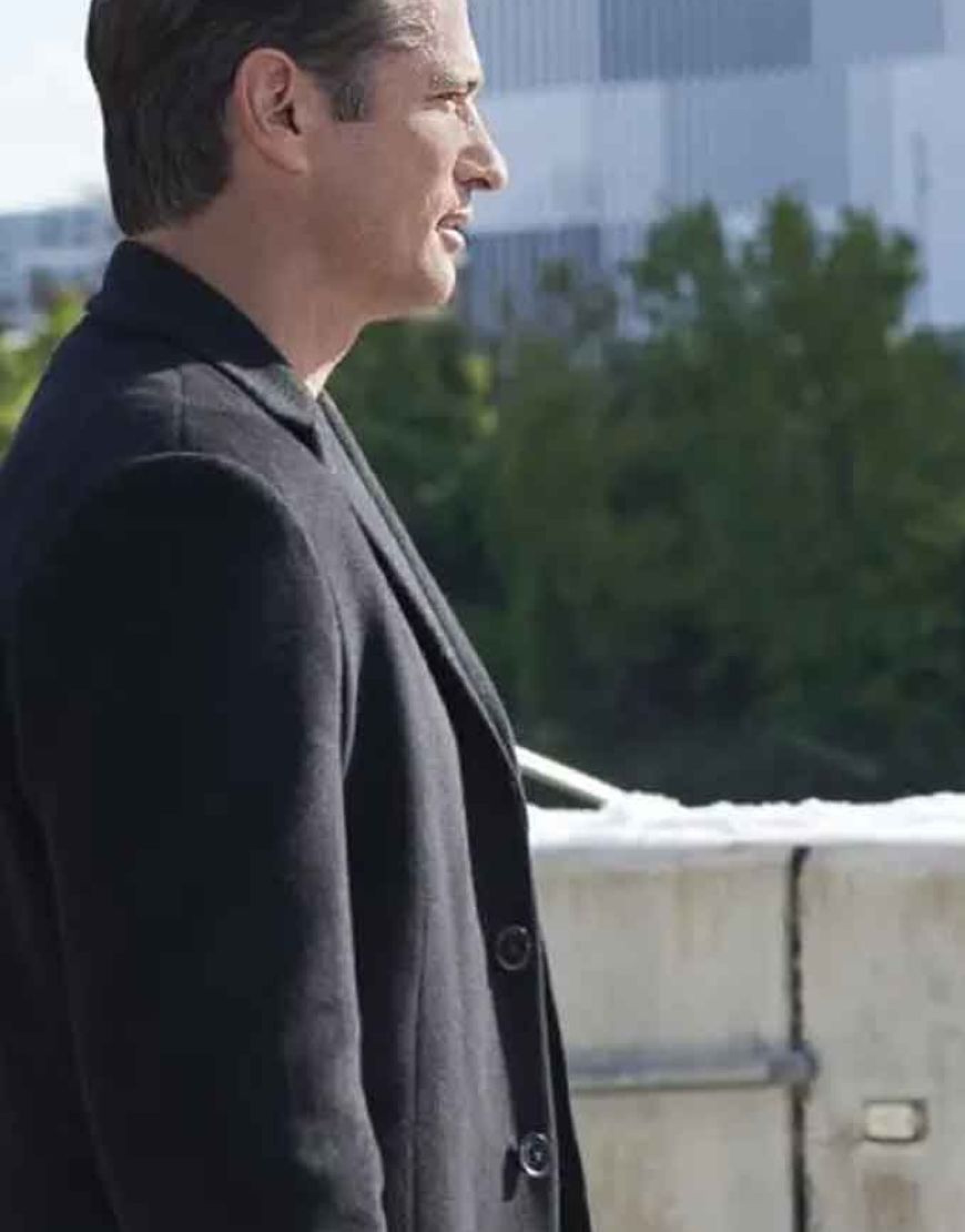 Gavin Chase Black Coat| Wes Brown Trench Coat