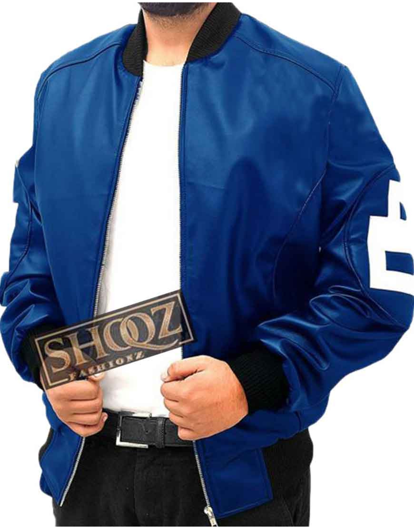 8 Ball Bomber Jacket | Seinfeld David Puddy Jacket