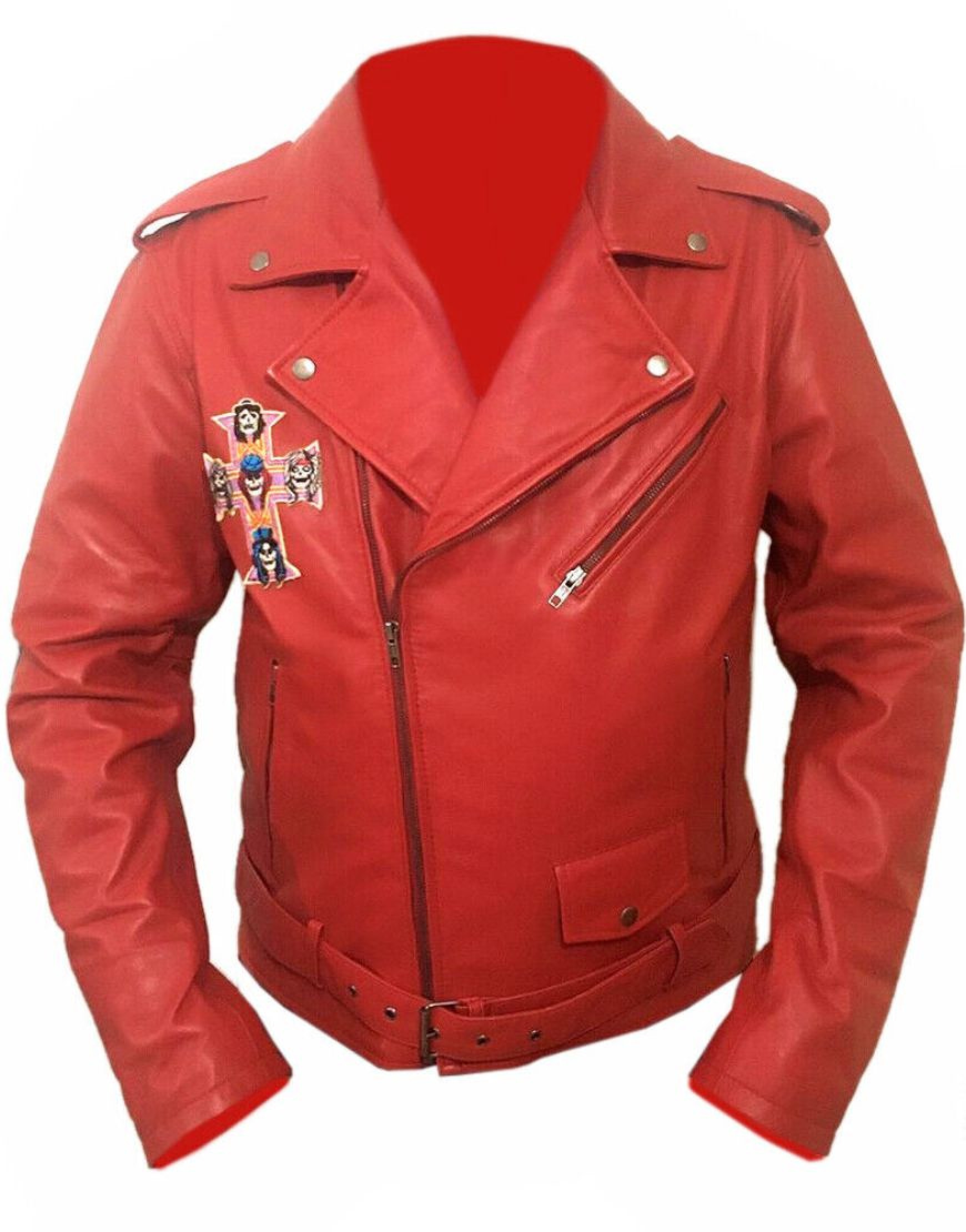 Buy Axl Rose Leather Jacket | Singer Axl Red Jacket