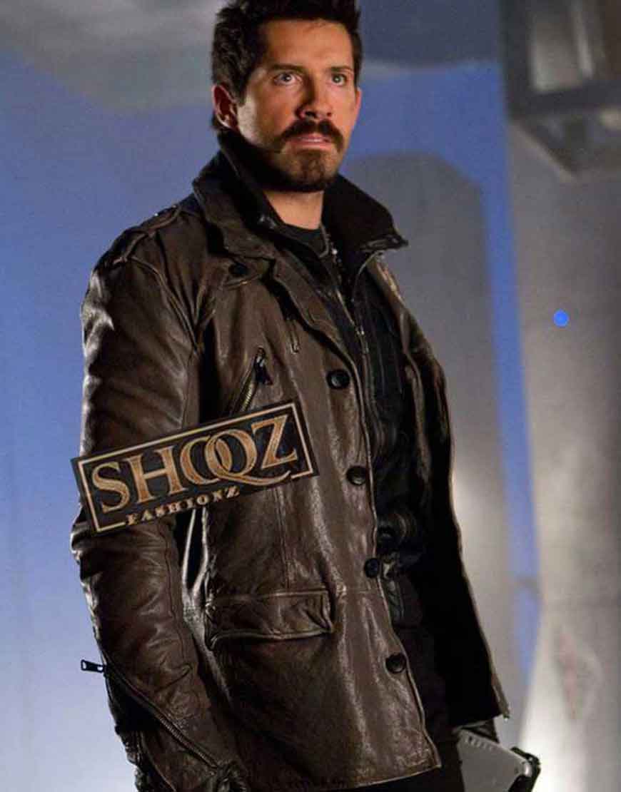 Hector The Expendables 2 Scott Adkins Leather Jacket