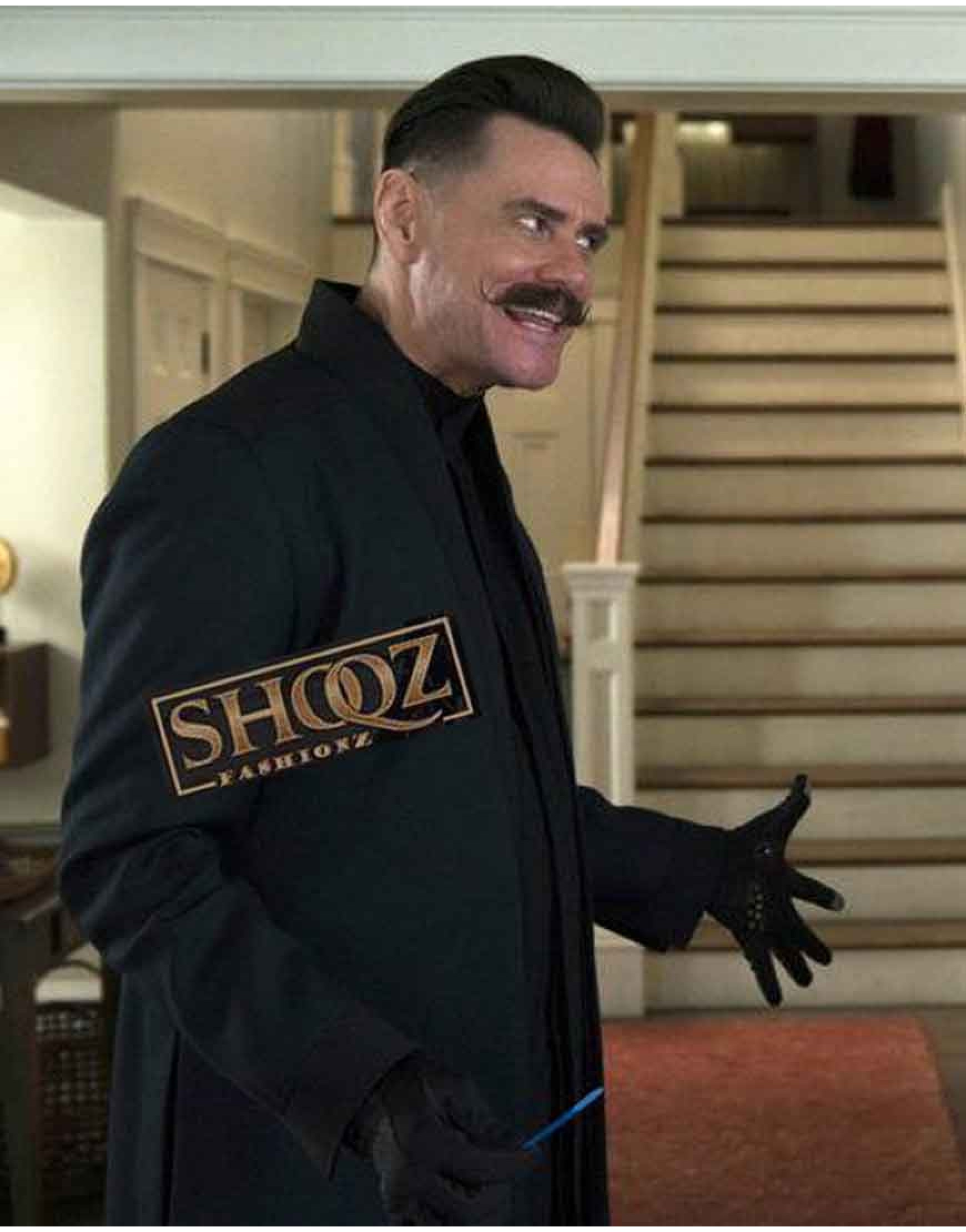 Dr Robotnik Trench Coat | Jim Carrey Sonic Trench Coat
