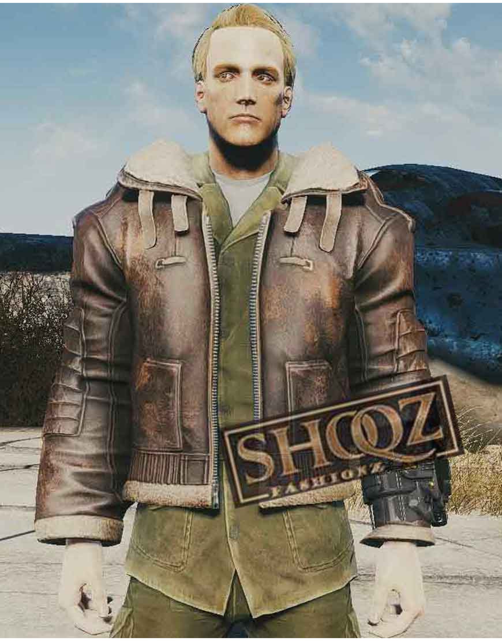 Fallout 76 Shearling Jacket | Trace Leather Jacket
