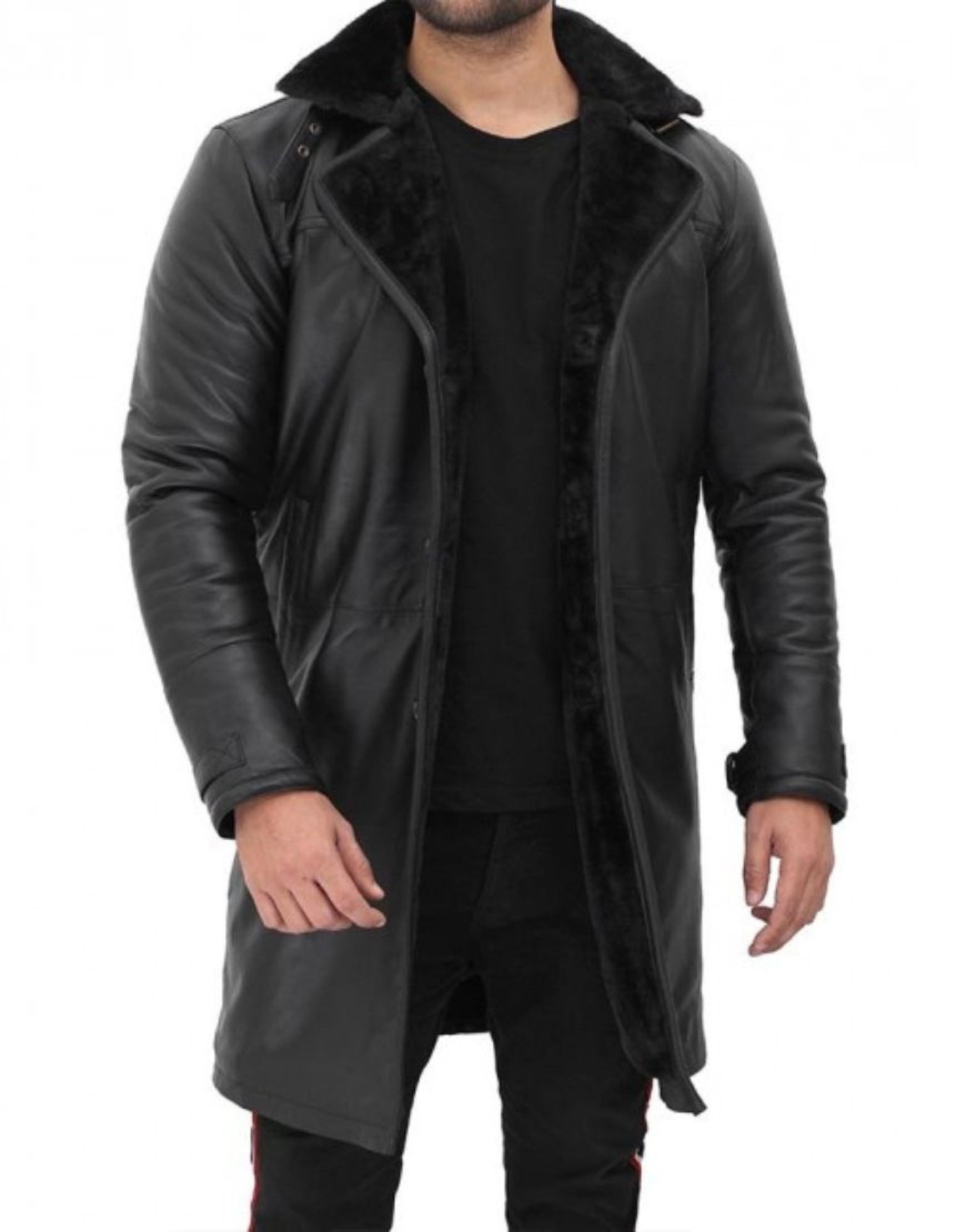 Shearling Men's Coat | Turlock Trench Coat