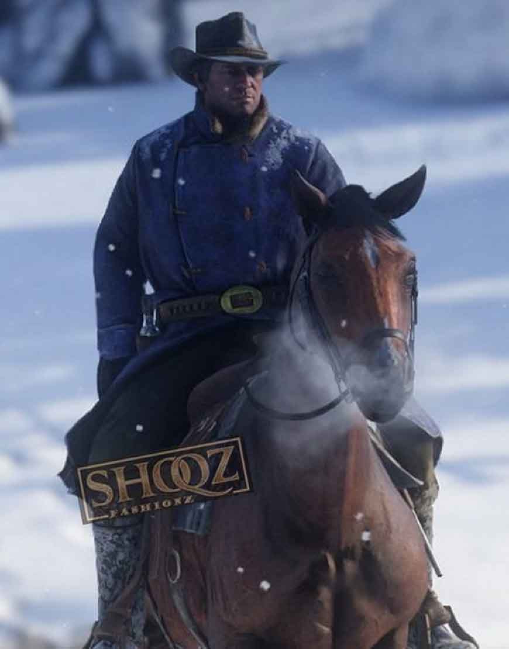 Arthur Morgan Winter Coat | Red Dead Redemption 2 Blue Coat