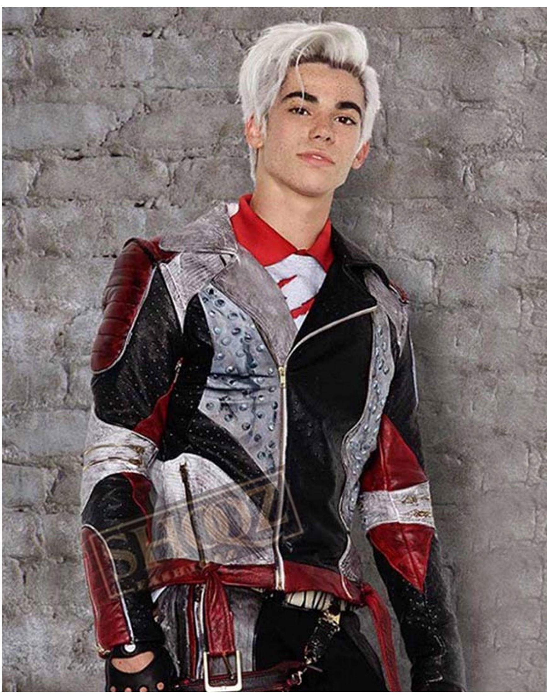 Cameron Boyce Leather Jacket | Descendants 2 Carlos Costume