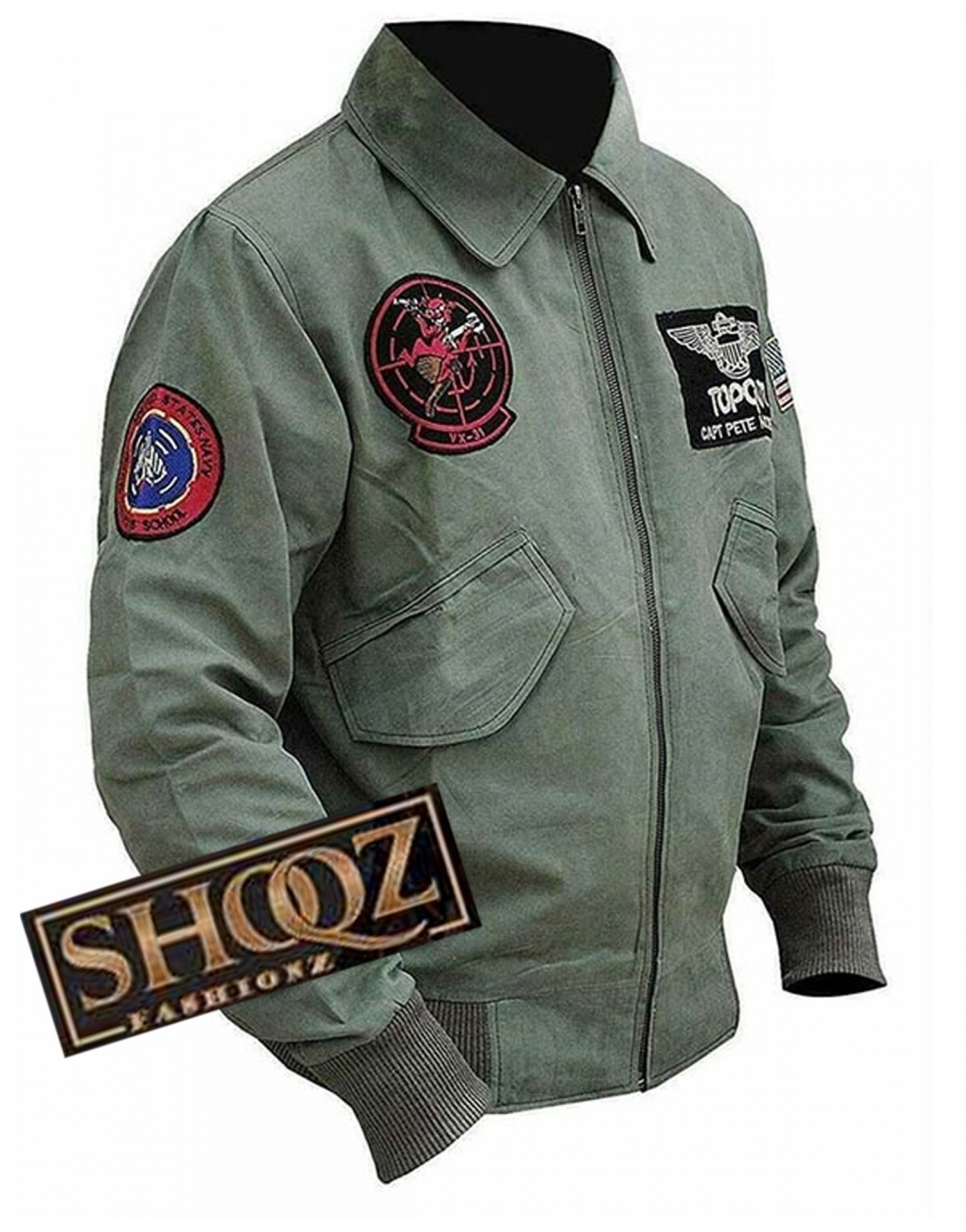 Top Gun Maverick Pete Mitchell Outfits | Tom Cruise Green Jacket